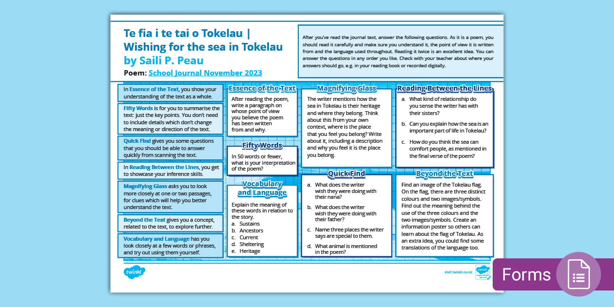 L4 November 2023 Te fia i te tai o Tokelau - Wishing for the sea in Tokelau