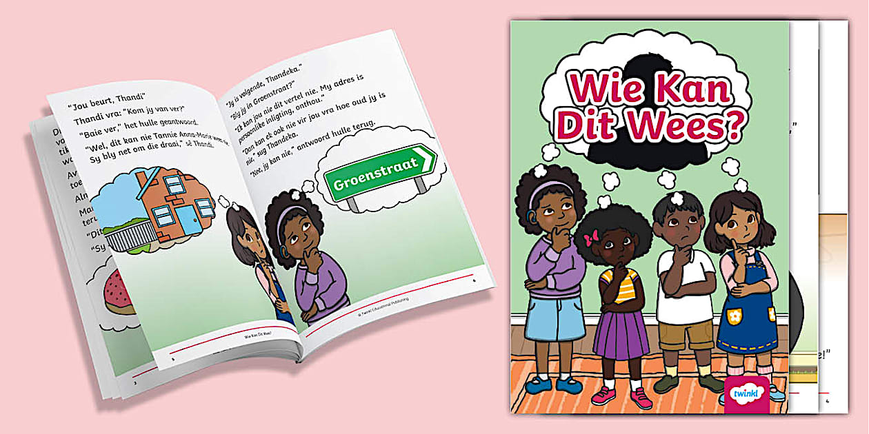 Aanlynveiligheid - Wie Kan Dit Wees? - Boek - Twinkl