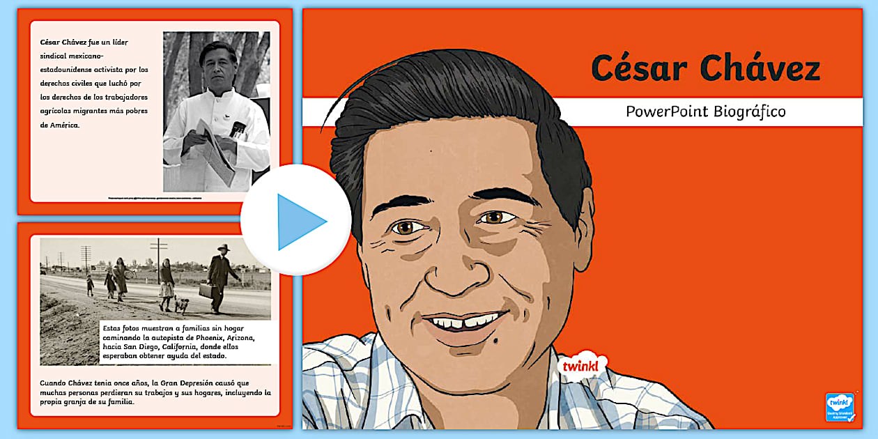 Prsentación: Biografía de César Chávez (teacher made)