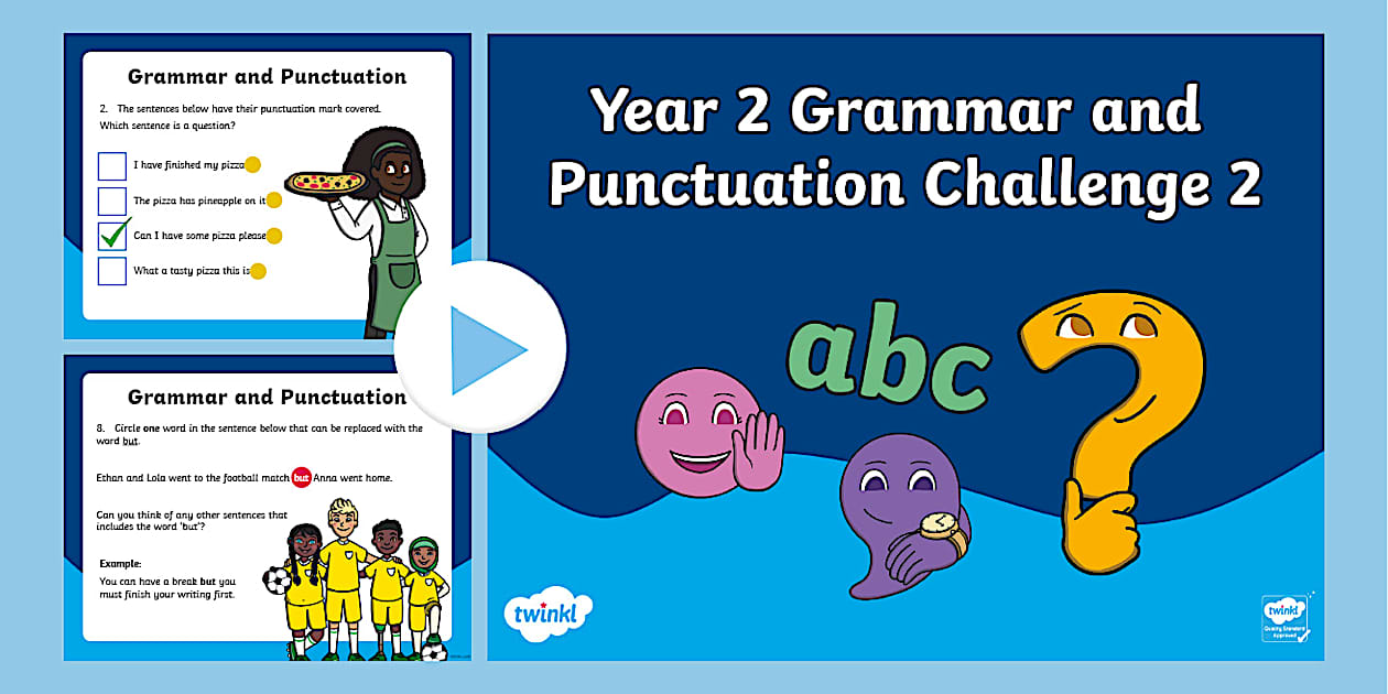 Year 2 Grammar and Punctuation Challenge PowerPoint (2)