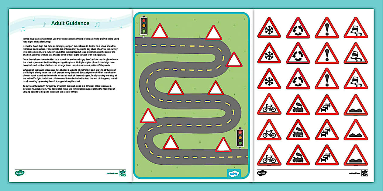 Road Map Composition Activity Pack | Twinkl - Twinkl