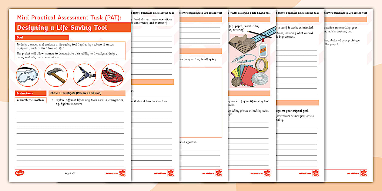 Mini PAT: Designing a Life-Saving Tool (Teacher-Made)