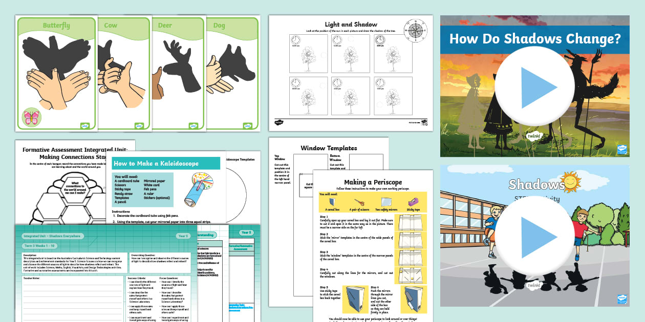 STEM IU Yr 5 Shadows Everywhere Wk 7-8 (Teacher-Made)