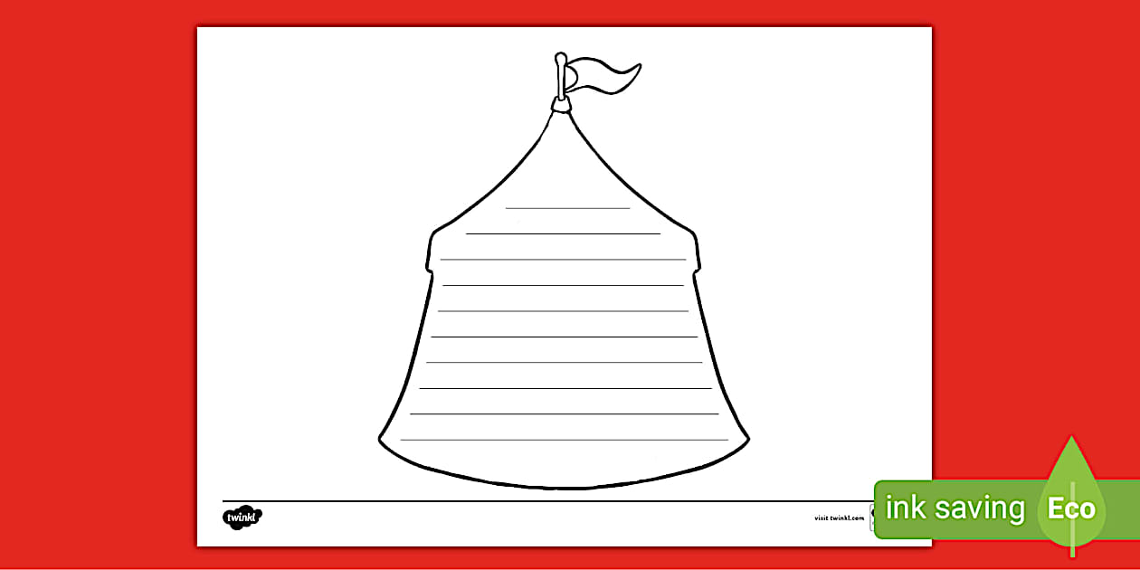 Circus Writing Template (teacher made) - Twinkl