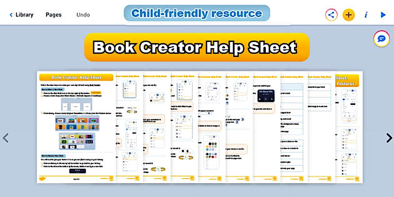 Book Creator Help Sheet