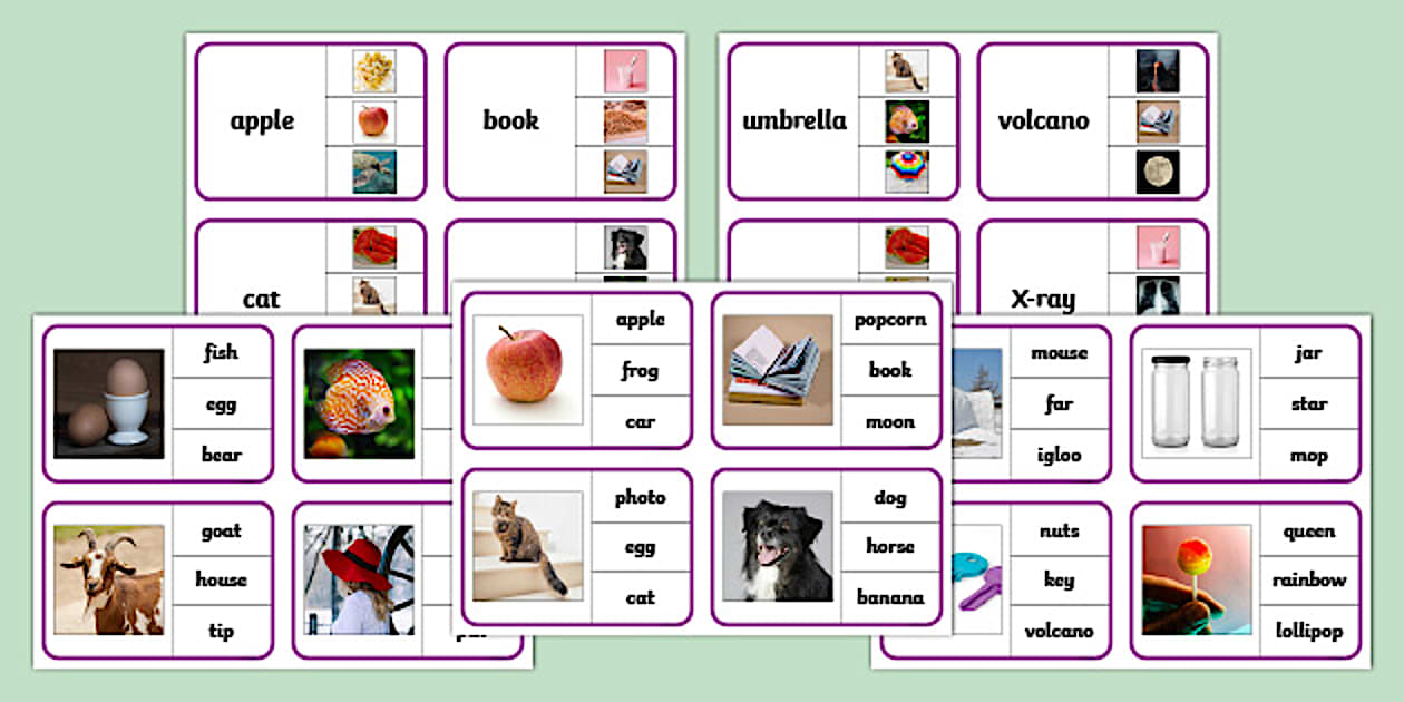 A-Z Reading Clip Cards (Teacher-Made) - Twinkl