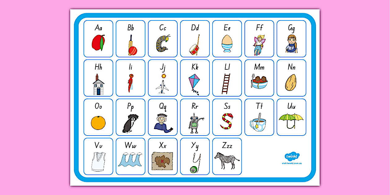 Upper and Lowercase Alphabet Desk Mat (teacher made)