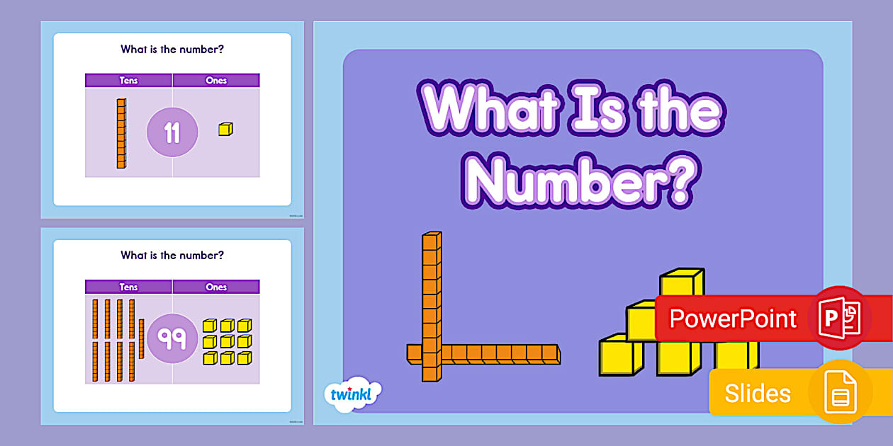 What Is the Number? Place Value: Tens and Ones PowerPoint