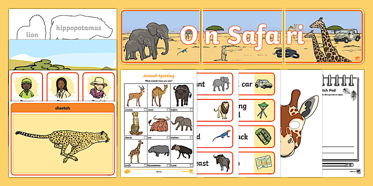 African Countries Safari Role-Play Pack | Twinkl
