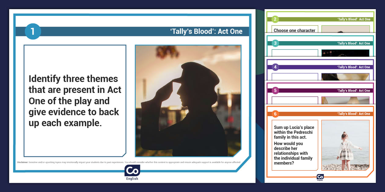 Tally’s Blood Blether Stations: Act One - Twinkl