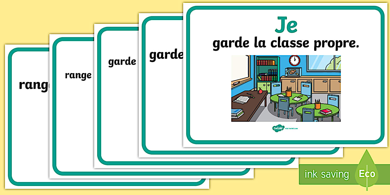 Poster d'affichage : Les règles de la classe - Twinkl