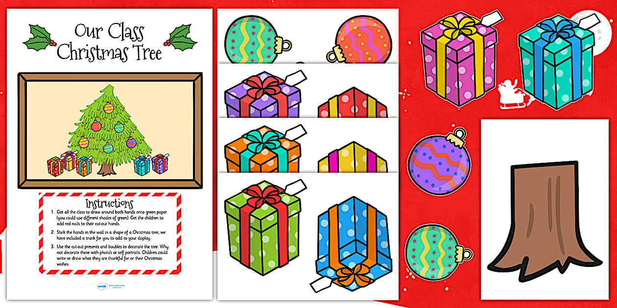 Our Class Christmas Tree Pack (teacher made) - Twinkl