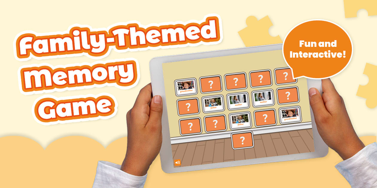 Family-Themed Memory Go! Game