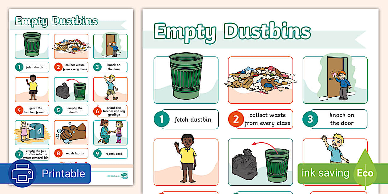 How to Empty Dustbins Within a Task Schedule (Teacher-Made)