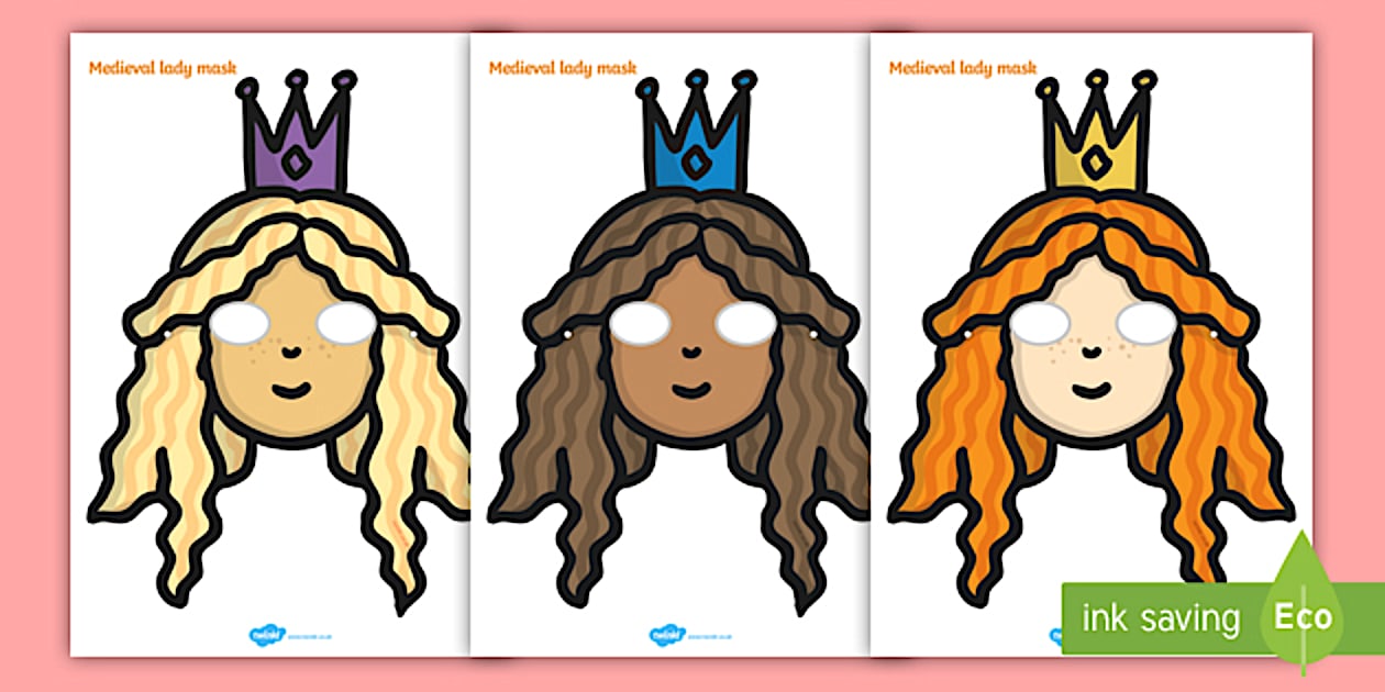 Medieval Women Masks | Ladies of Medieval Times Role-Play