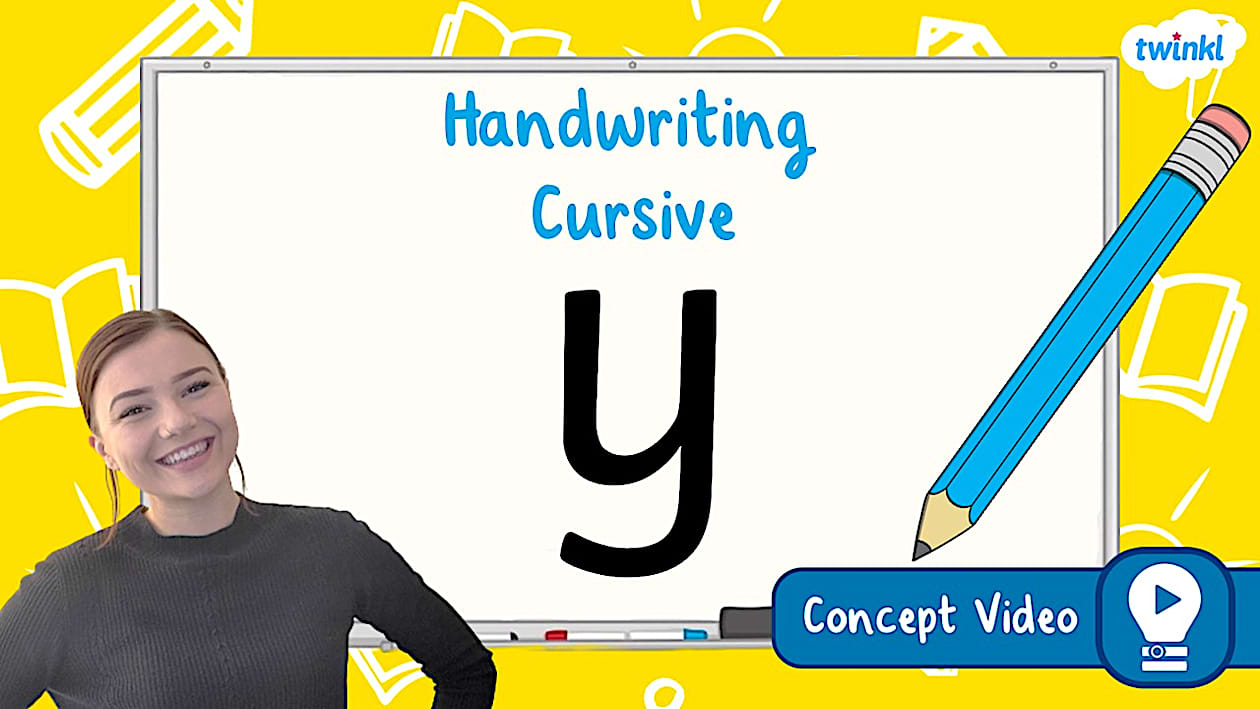 The Letter 'y' | Cursive Handwriting Concept Video
