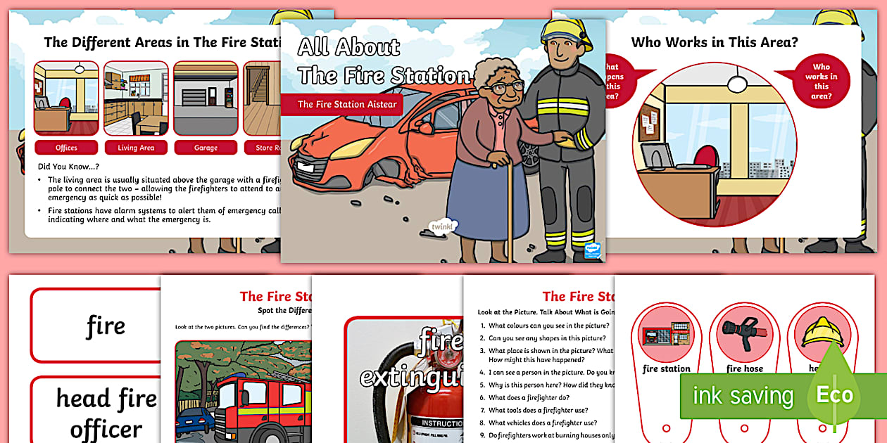 The Fire Station Aistear Oral Language Activity Pack