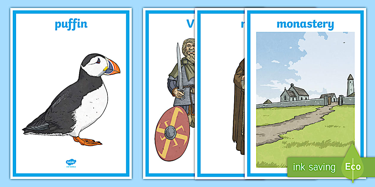 Skellig Michael Display Posters - ROI - The World Around Us