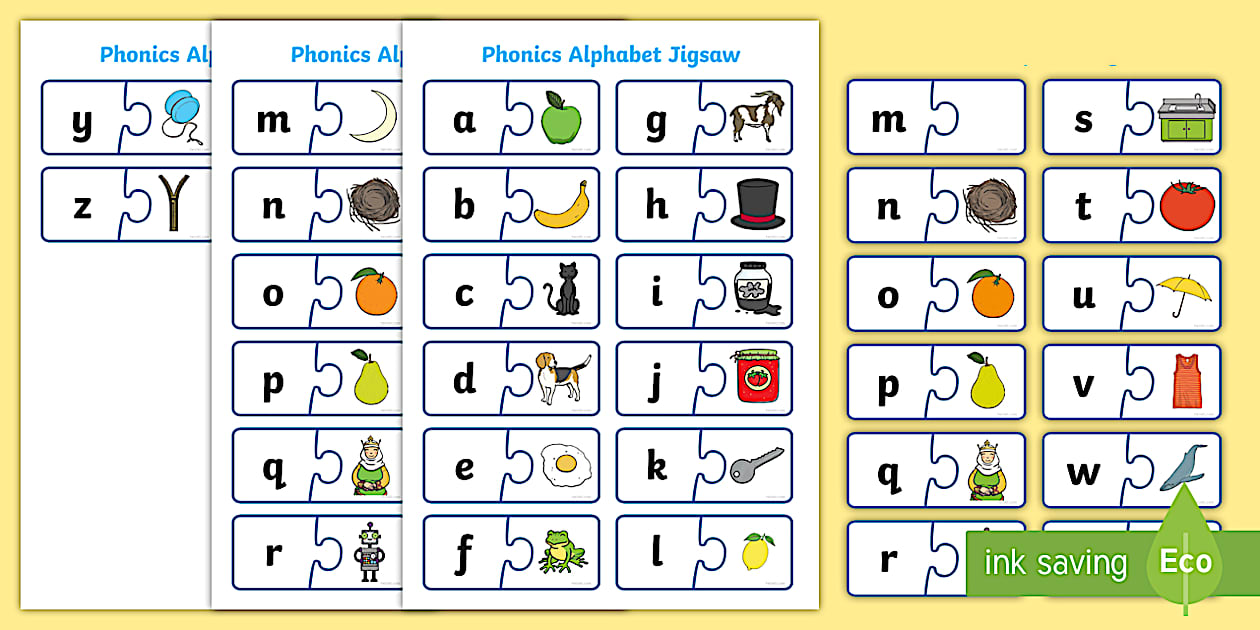 Editable Phonics Jigsaw (teacher made) - Twinkl