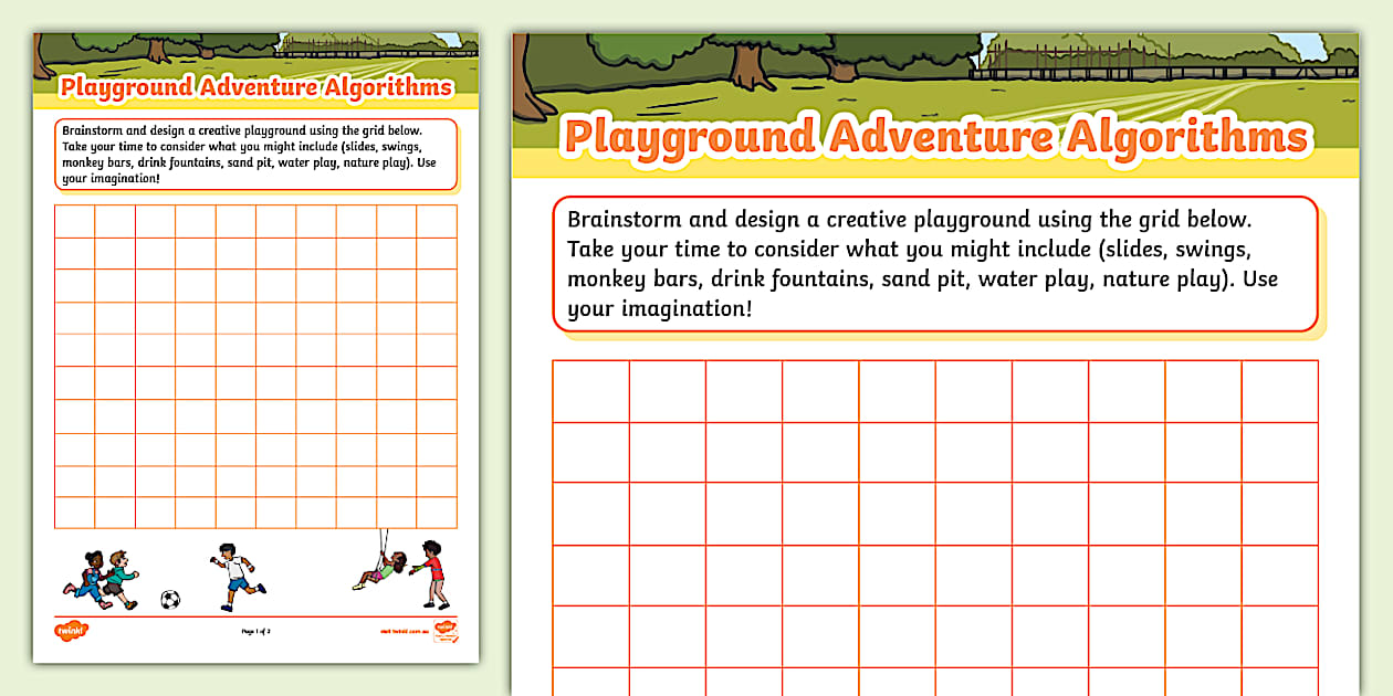 IU Yr 2 Move, Code and Skate Playground Adventure Algorithms