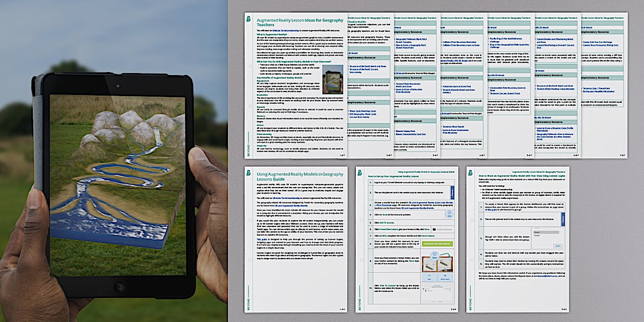 Augmented Reality Lesson Set-Up Guide (teacher made)
