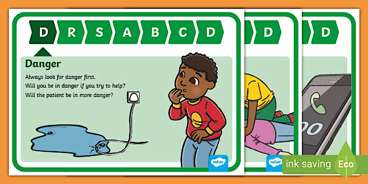 DRS ABCD Posters - First Aid Teaching (Teacher-Made)
