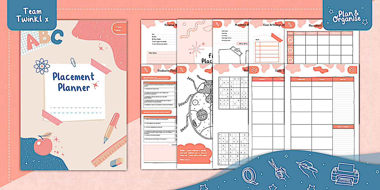 Placement Planner (2023) | Teacher Planner Resource - Twinkl