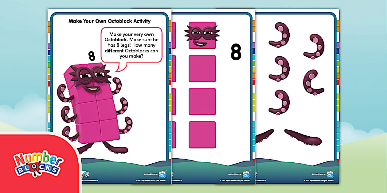Numberblocks: Make Your Own Octoblock Activity - Twinkl