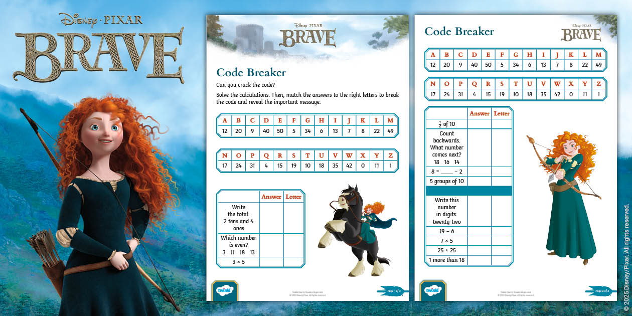 👉 Brave: Maths Code Breaker [Ages 5-7]