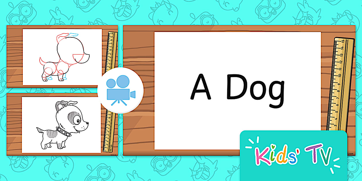 How to Draw a Dog | Twinkl Kid's TV (teacher made) - Twinkl