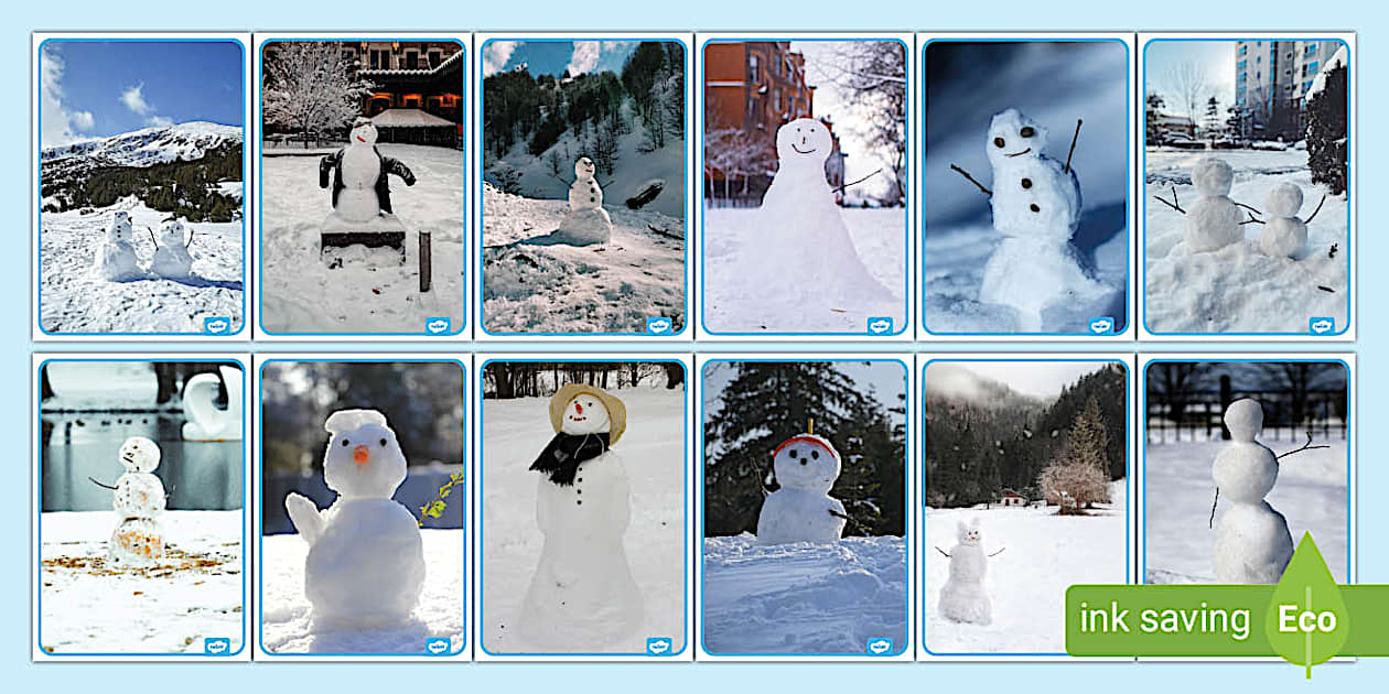 Snowpeople Display Photos
