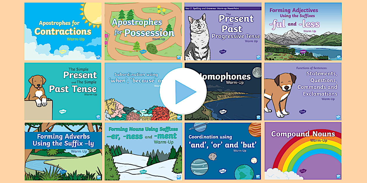 Year 2 Ultimate English Warm-Up Resource Pack (teacher made)