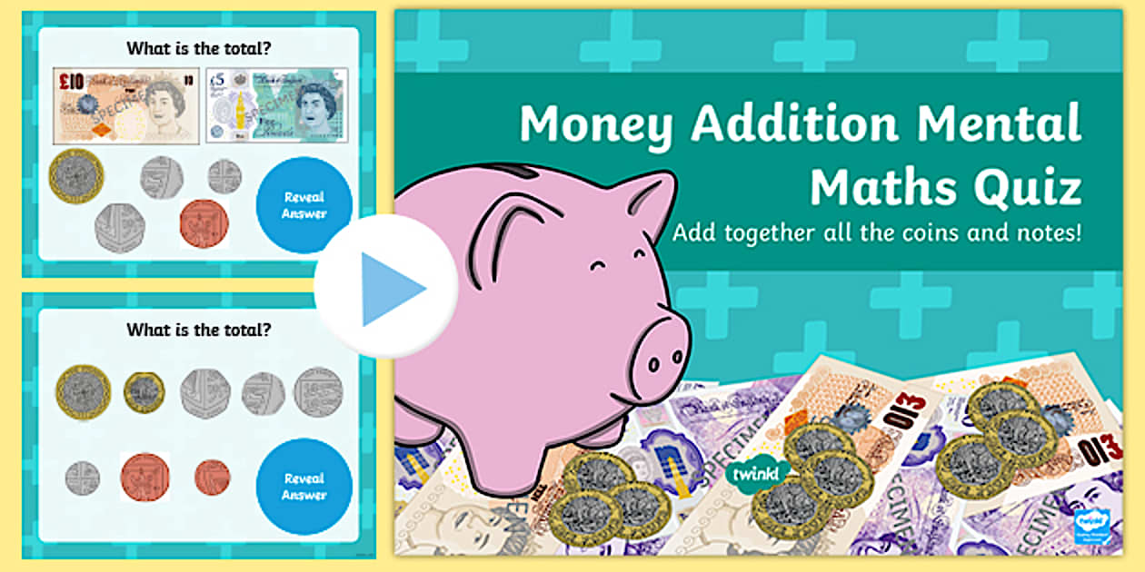 Lower Ability Money Addition Mental Maths PowerPoint