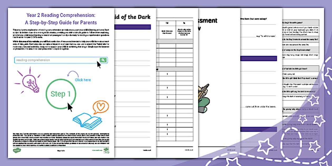 Year 2 Reading Comprehension: Parent Guide and Activities Pack
