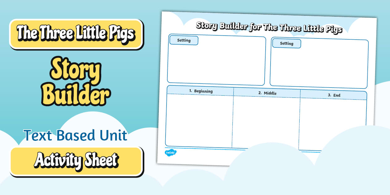 Three Little Pigs English Unit Activity