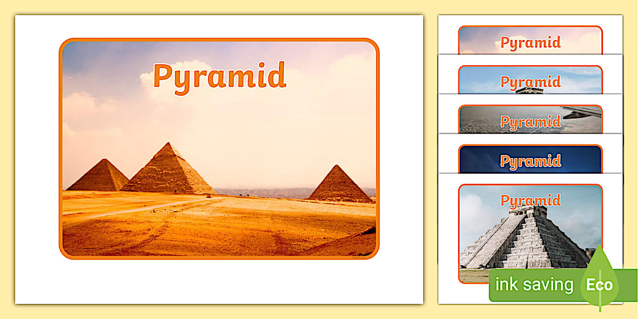 Pyramid Photo Pack (teacher made) - Twinkl
