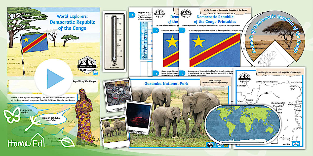 World Explorers: Democratic Republic of the Congo - Twinkl