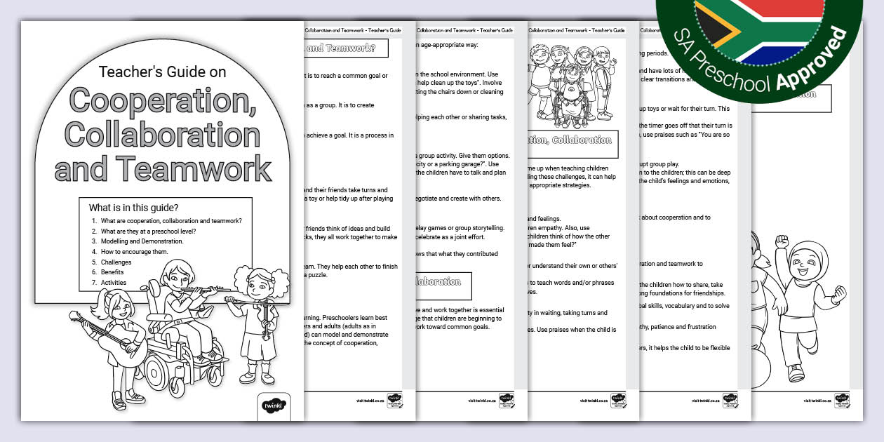 Preschool: Cooperation, Collaboration and Teamwork-Teacher's Guide