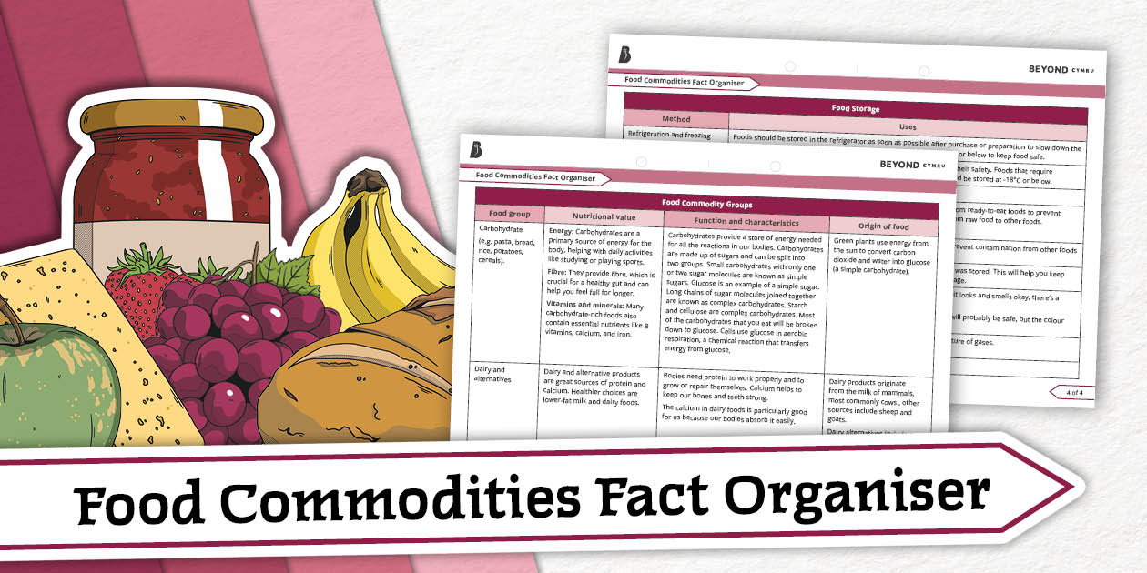 Food Commodities Fact Organiser