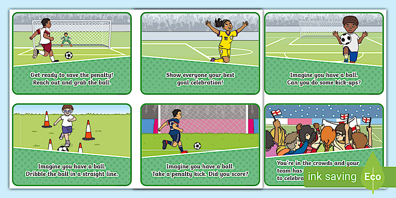 Football Brain Break Action Cards (teacher made) - Twinkl