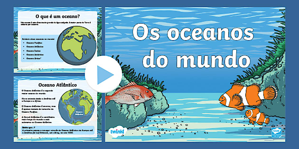 Explore os Oceanos do Mundo - {Oceanos} - Twinkl