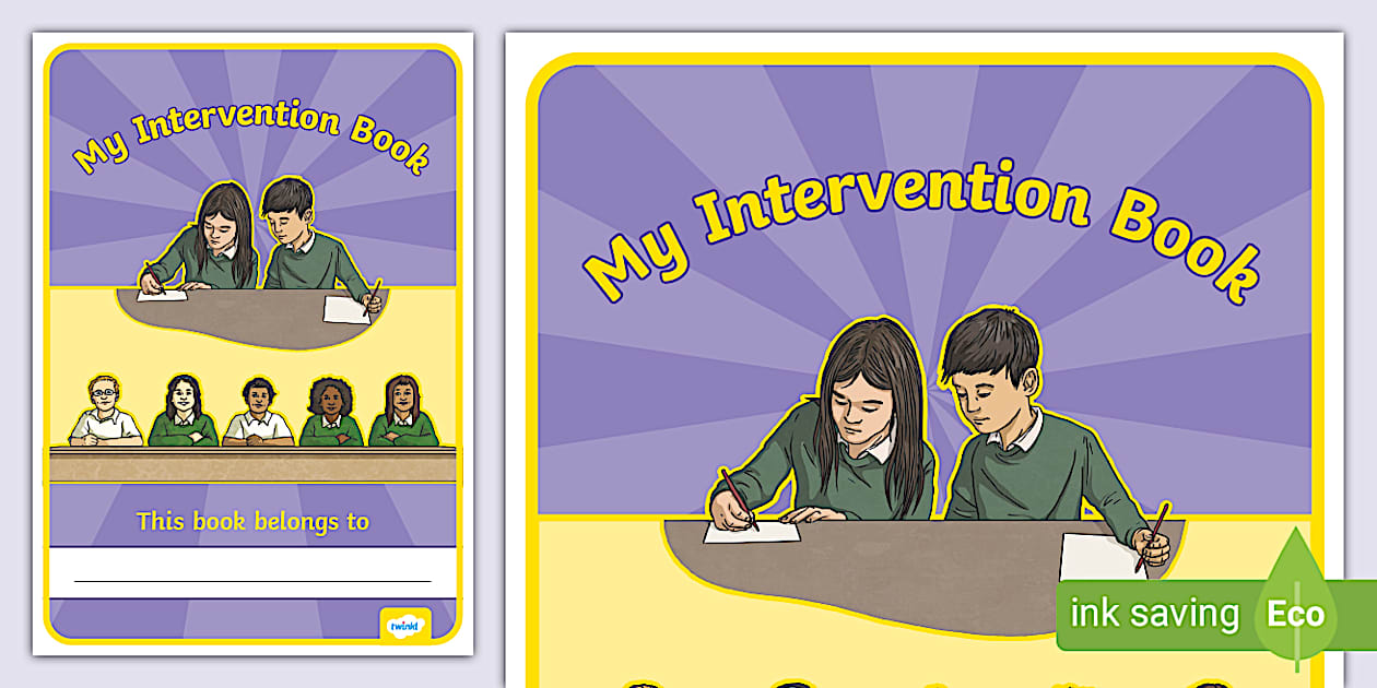 Intervention Book Cover (teacher made) - Twinkl