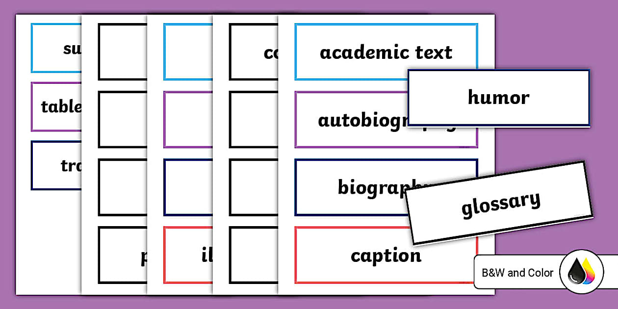 Tier 3 Vocabulary Word Cards: Nonfiction for 3rd-5th Grade