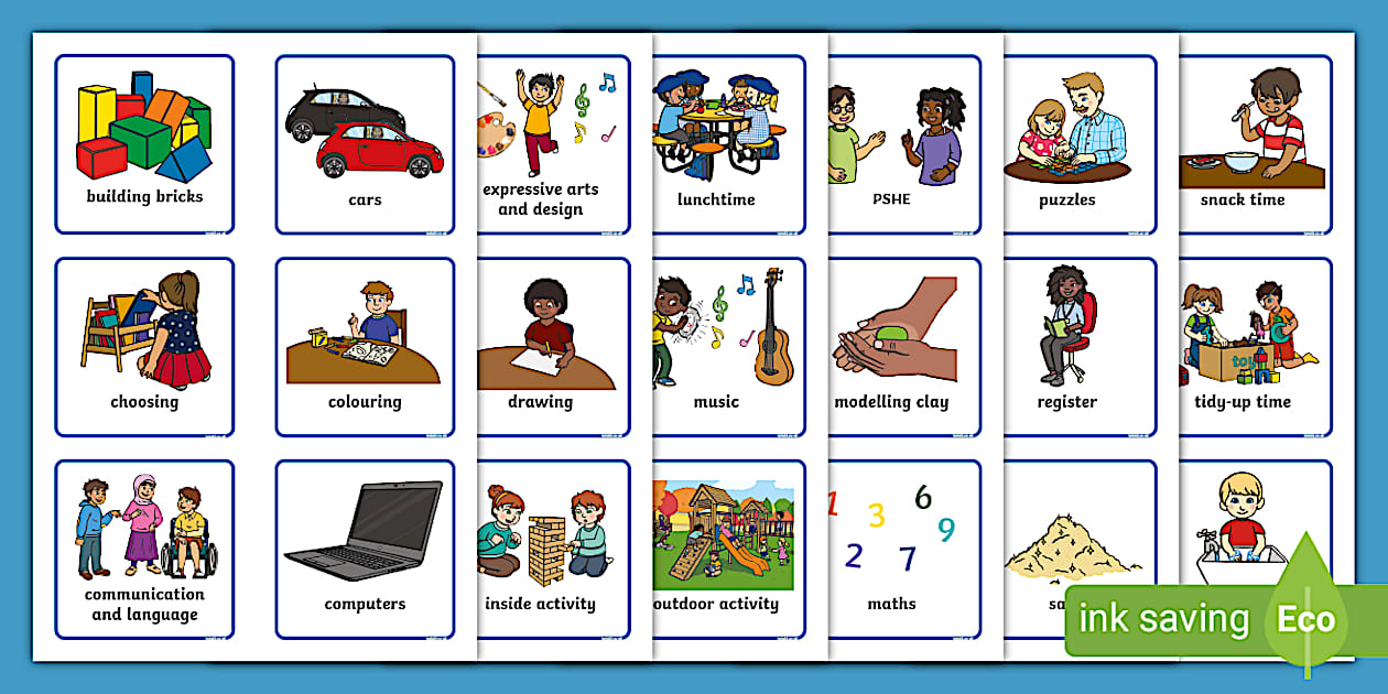 Visual Timetable Early Years | Routine In Childcare - Twinkl