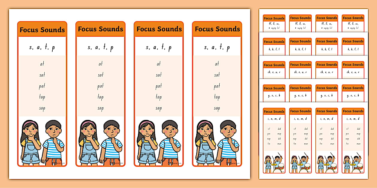 Phonics: Level 2: Spelling Bookmarks