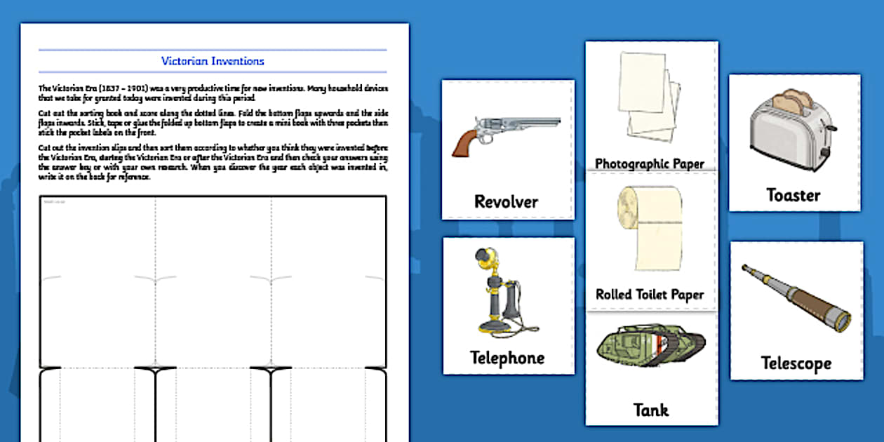 Victorian Inventions KS2 Sorting Activity (Lehrer gemacht) Victorian Inventions KS2 Sorting Activity (Lehrer gemacht)