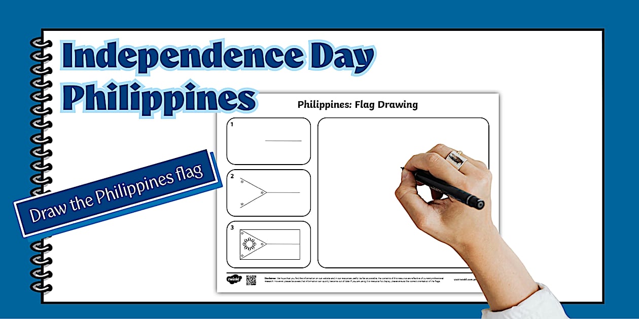 Independence Day Philippines: Flag Drawing