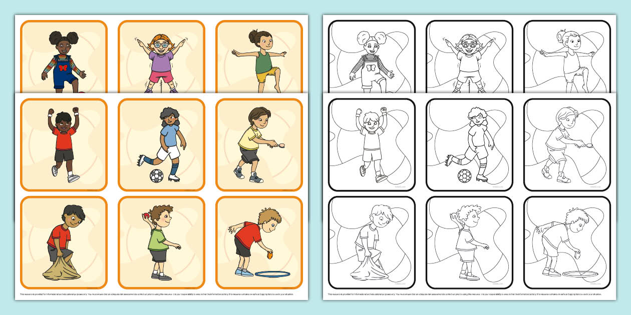 Sports Day Matching Cards