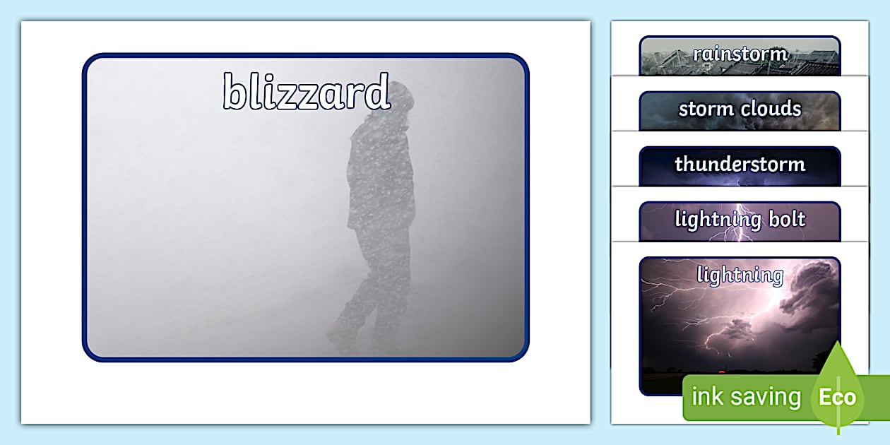 Lightning and Storms Display Photo Pack - KS1 - Weather