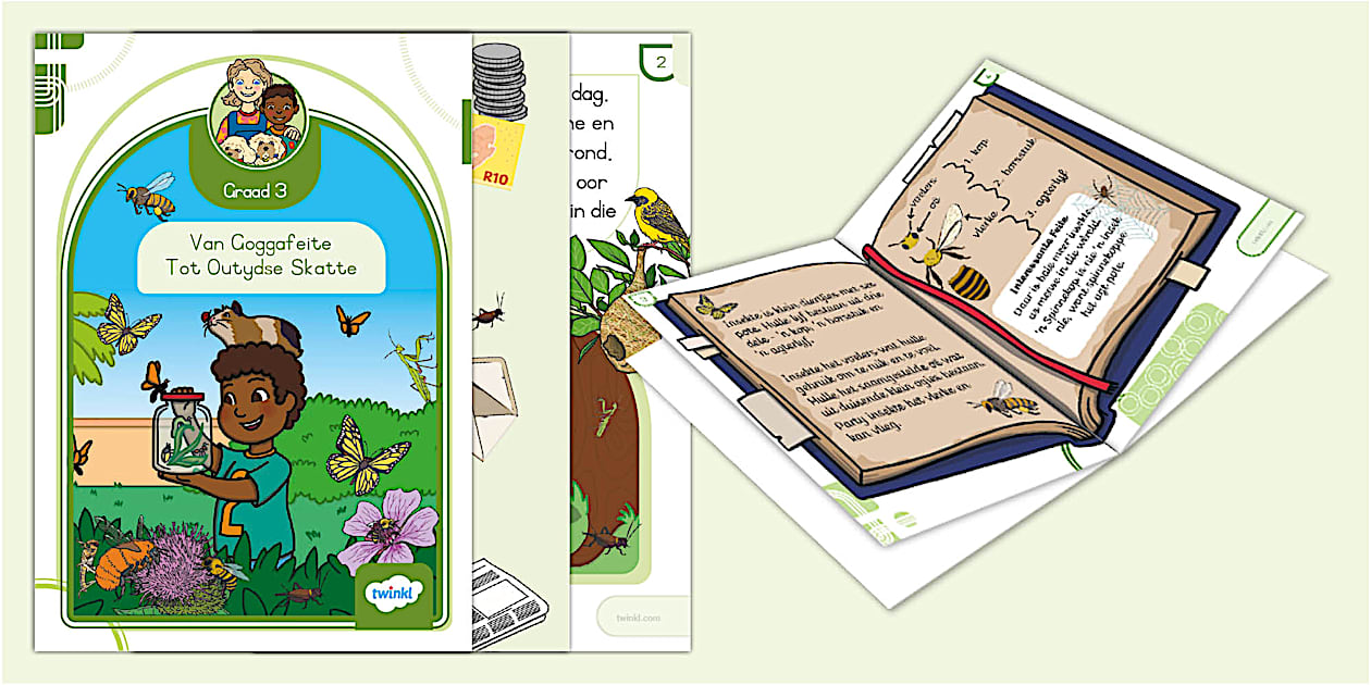 FREE! - Graad 3 Klanke Leesboek -te (teacher made) - Twinkl